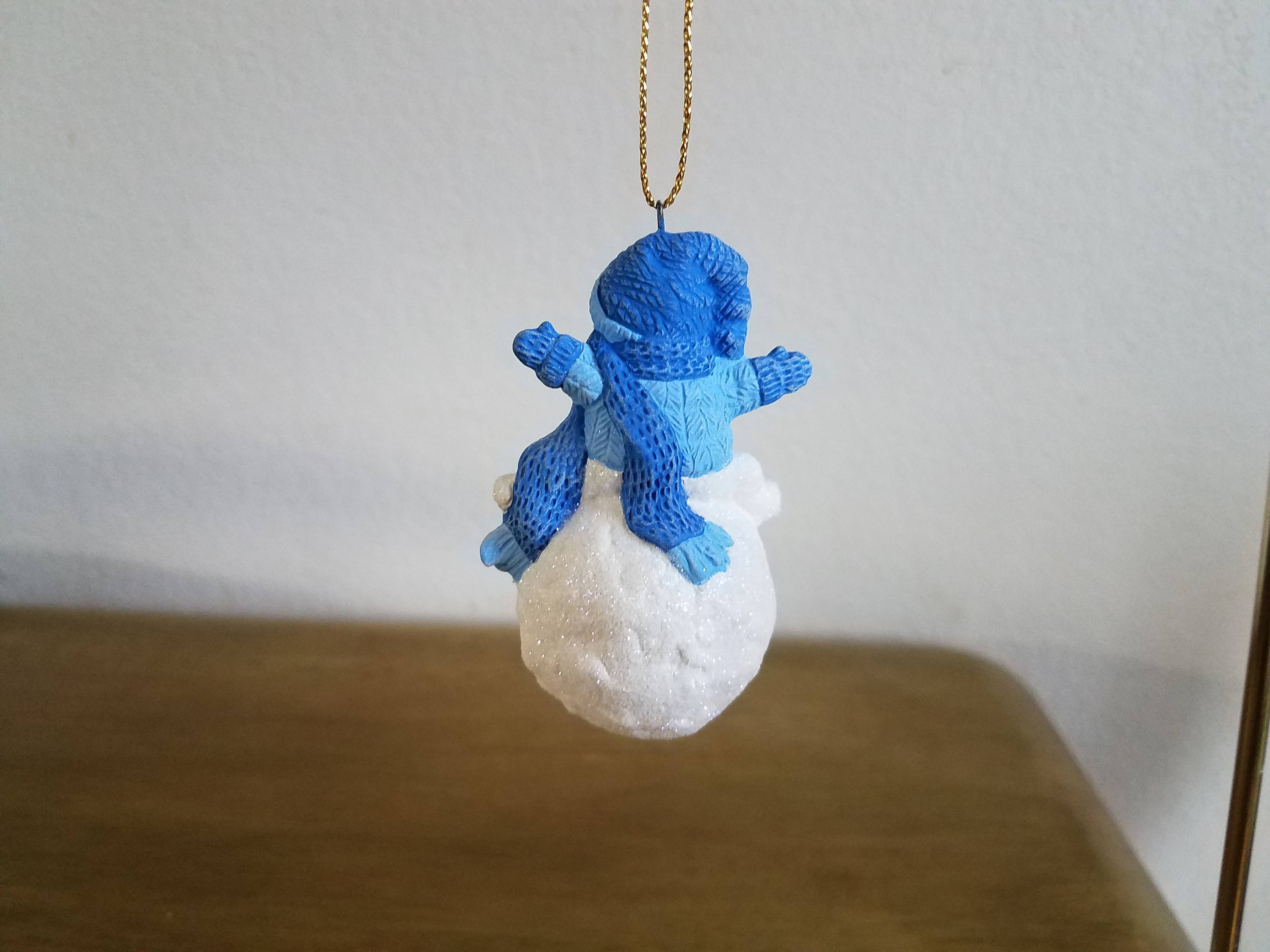 Ceramic Snowkid With Carrot Nose Sitting on Snowball | Etsy