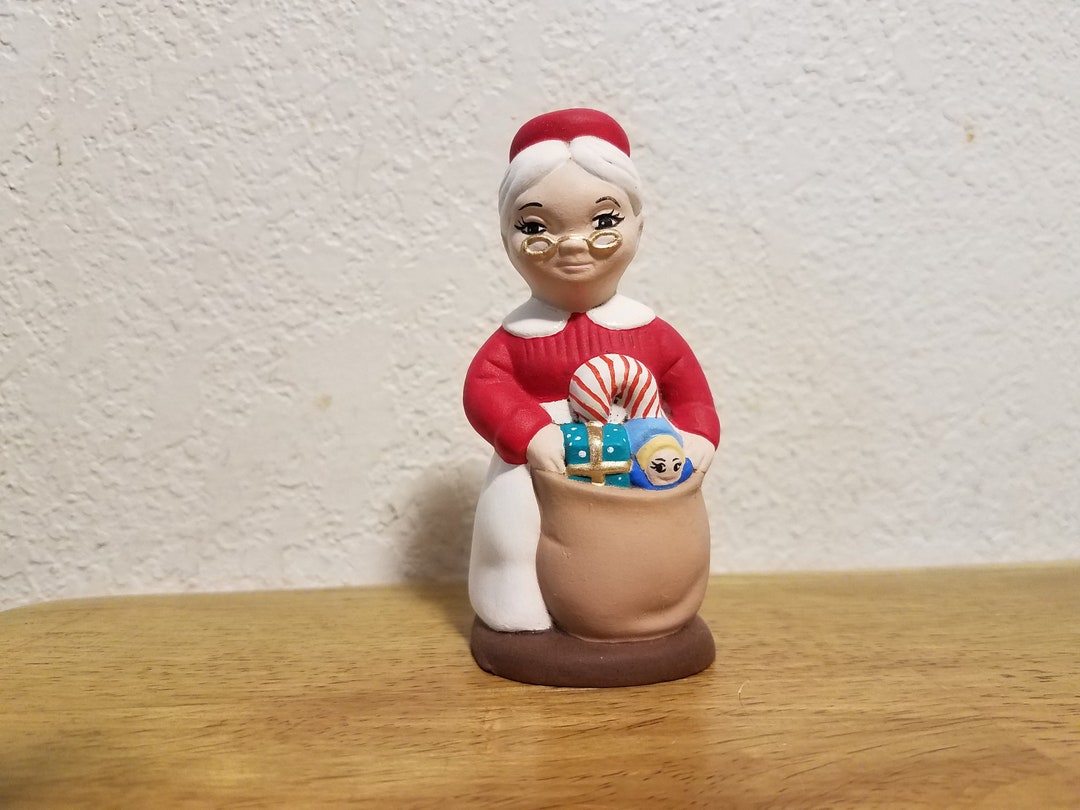 Ceramic Mrs. Clause (#1301) - Etsy