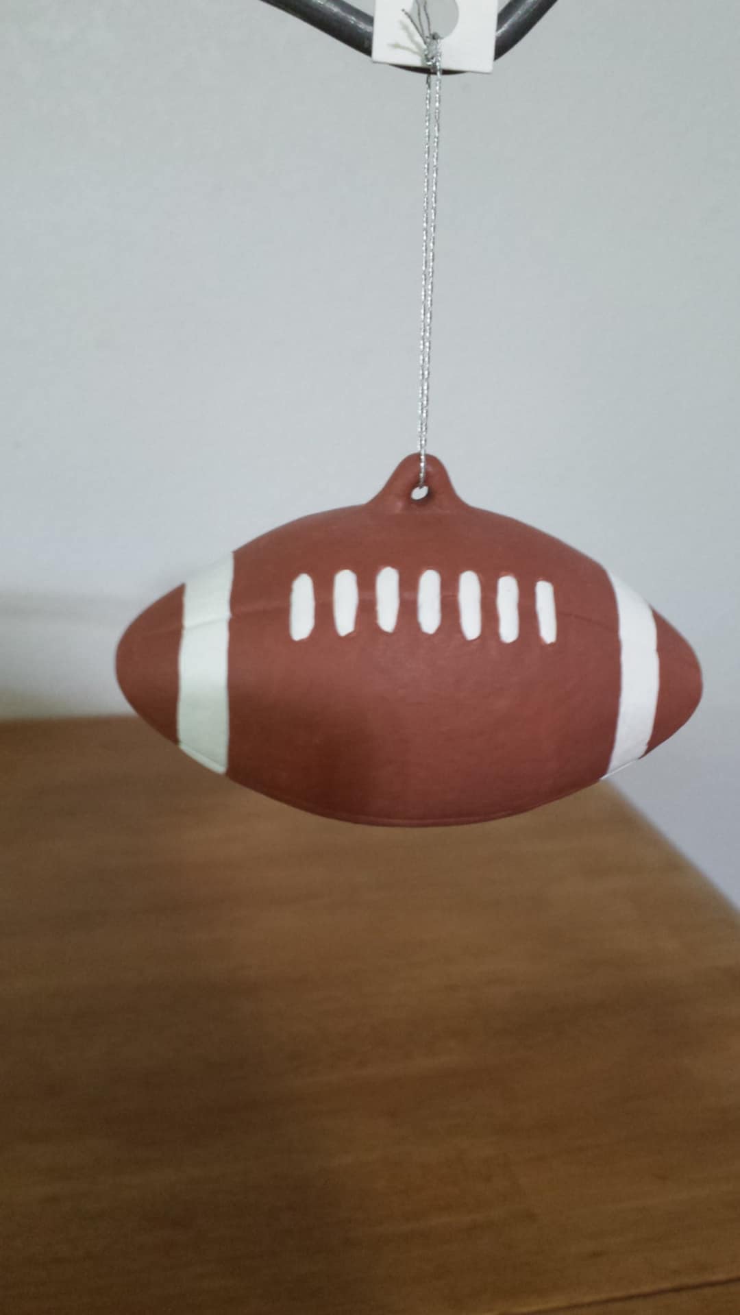 Ceramic Football Ornament (#511) - Etsy