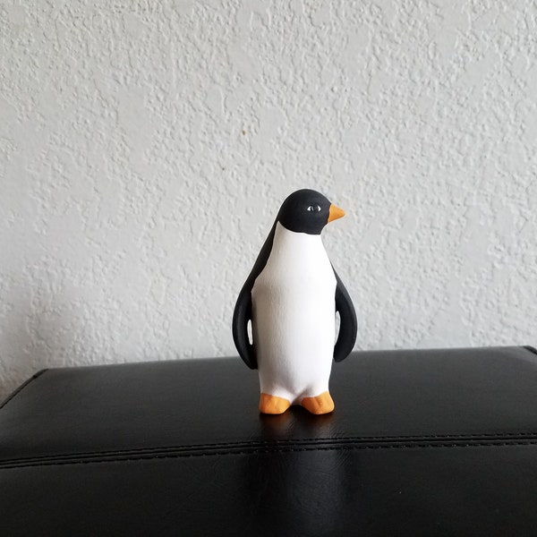 Penguin Figurine - Etsy