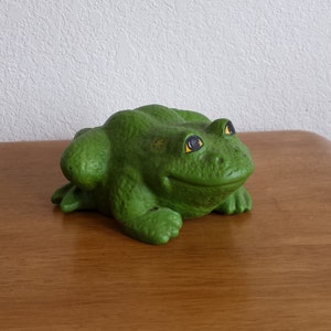 Ceramic Small Garden Frog - Etsy