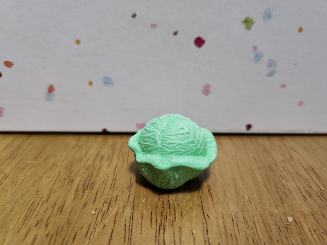 Ceramic Cabbage Figurine (new Leaf Green)(#804) - Etsy