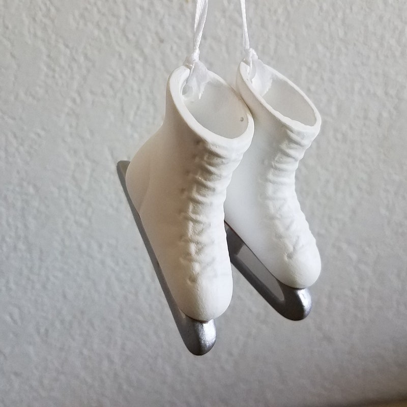 Ice Skate Ornament - Etsy