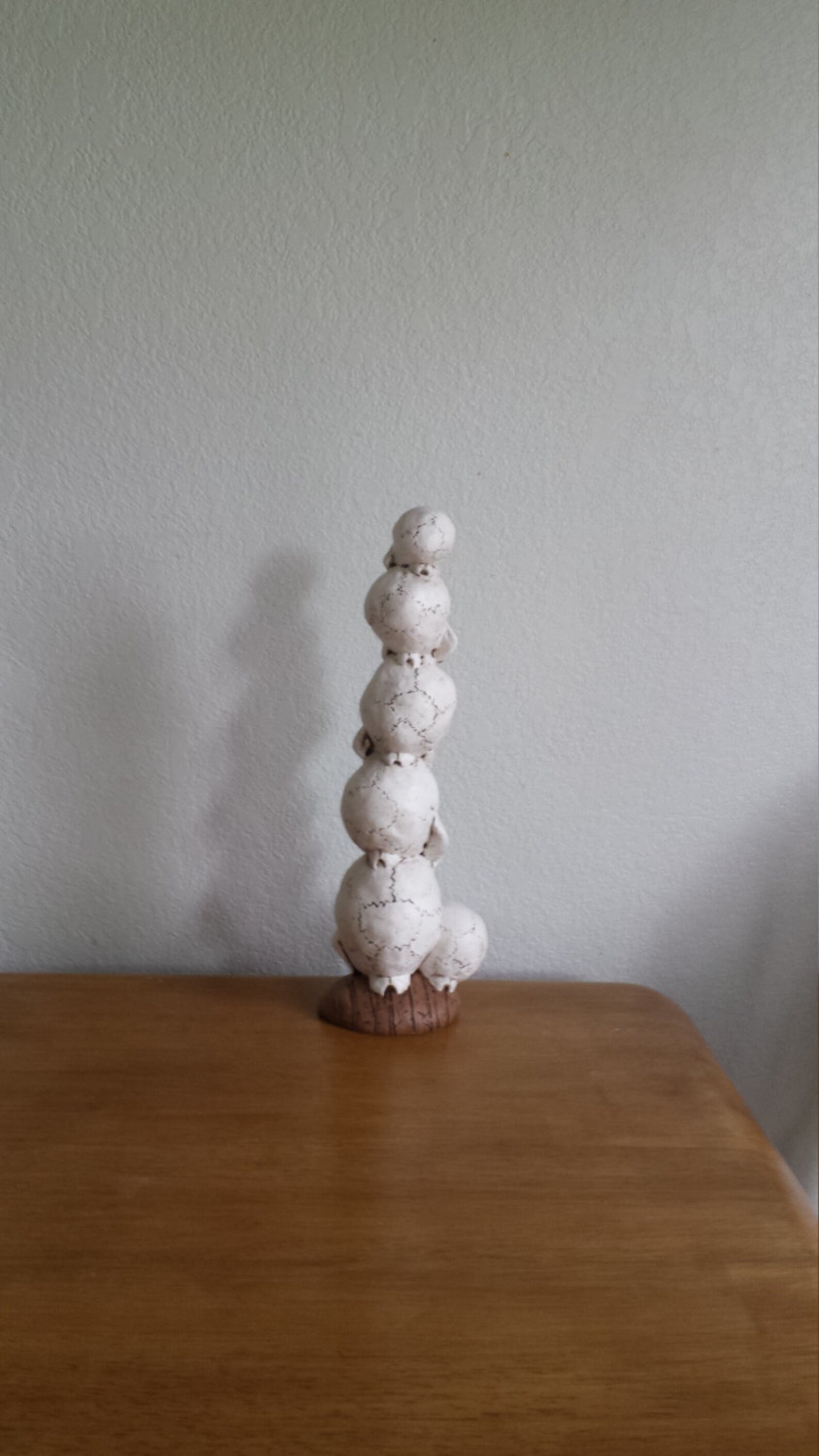 Ceramic Stack of Skulls 697 - Etsy