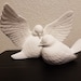 Ceramic Wedding Doves - Can Be Used as Table Decoration or Used as Cake ...