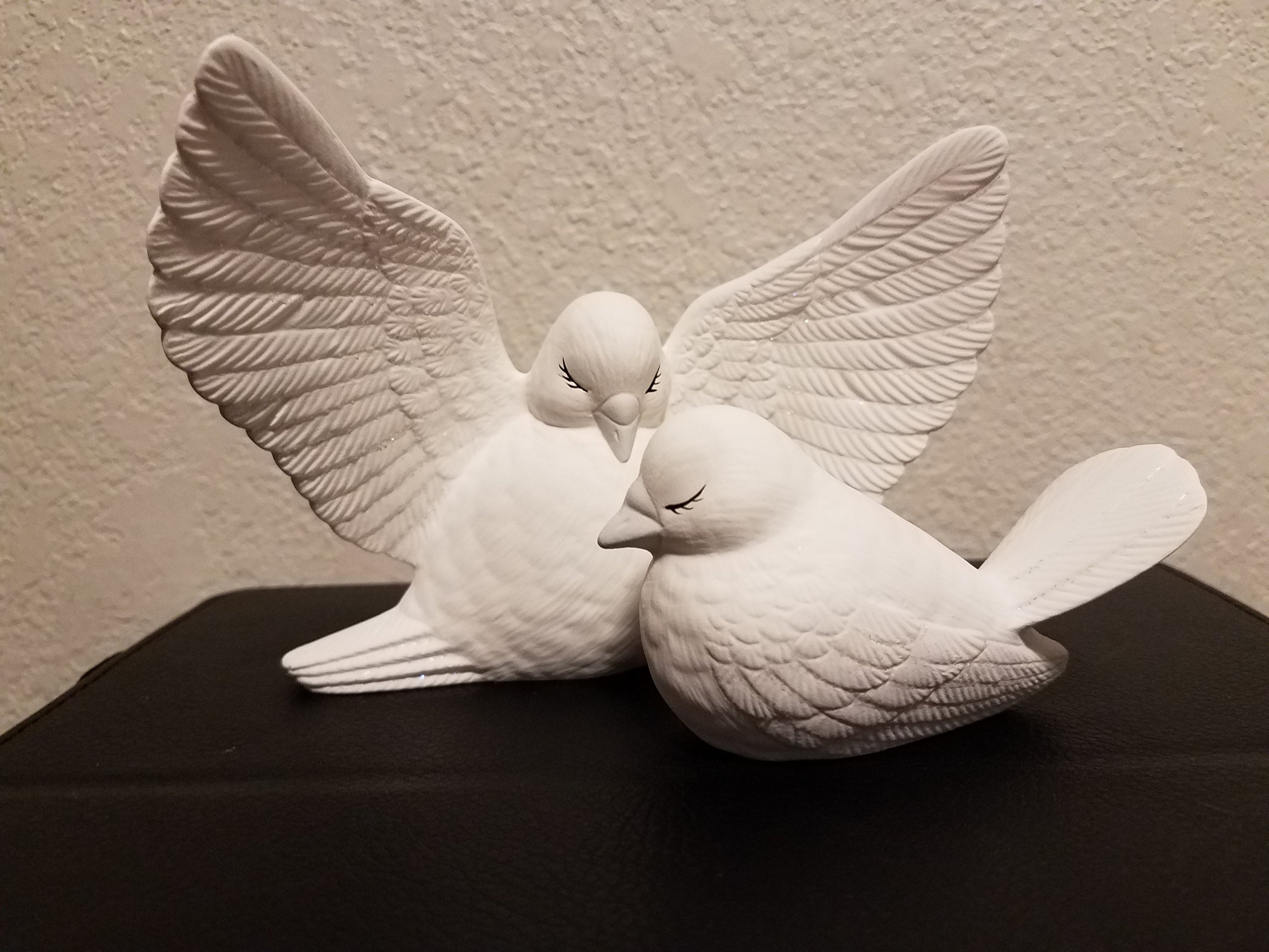 Ceramic Wedding Doves Can Be Used as Table Decoration or | Etsy