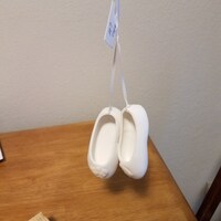 Vintage Clay Ballet Slippers, 3 Pairs of Ballerina Shoe's, 4 ...