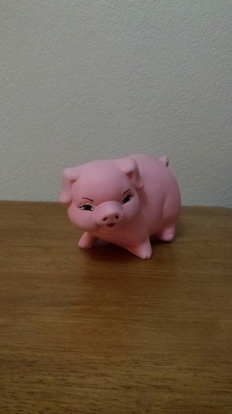 Piggy Bank My cute little Pink piggy Bank292 | Etsy