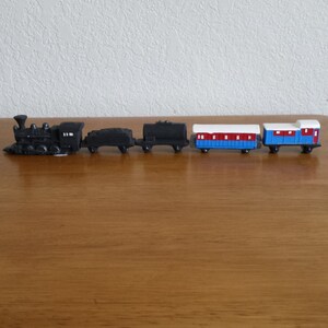 Ceramic Small Train Set Engine Has Smoke Stack - Etsy
