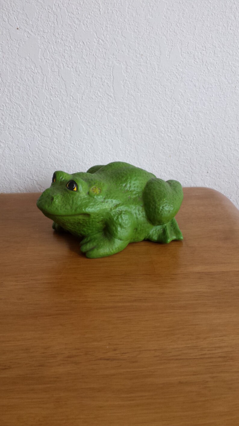 Ceramic Small Garden Frog - Etsy
