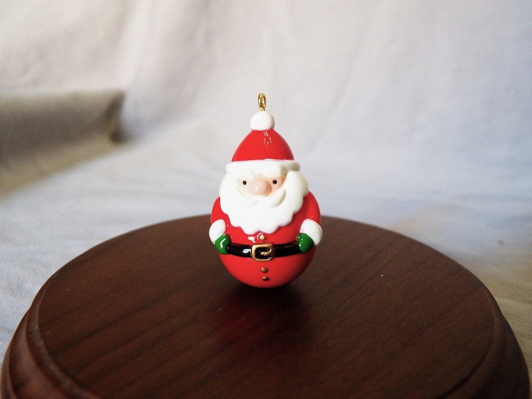 Vintage 2003 Hallmark Miniature Jolly Li'l Santa Ornament QXM4433 - Etsy