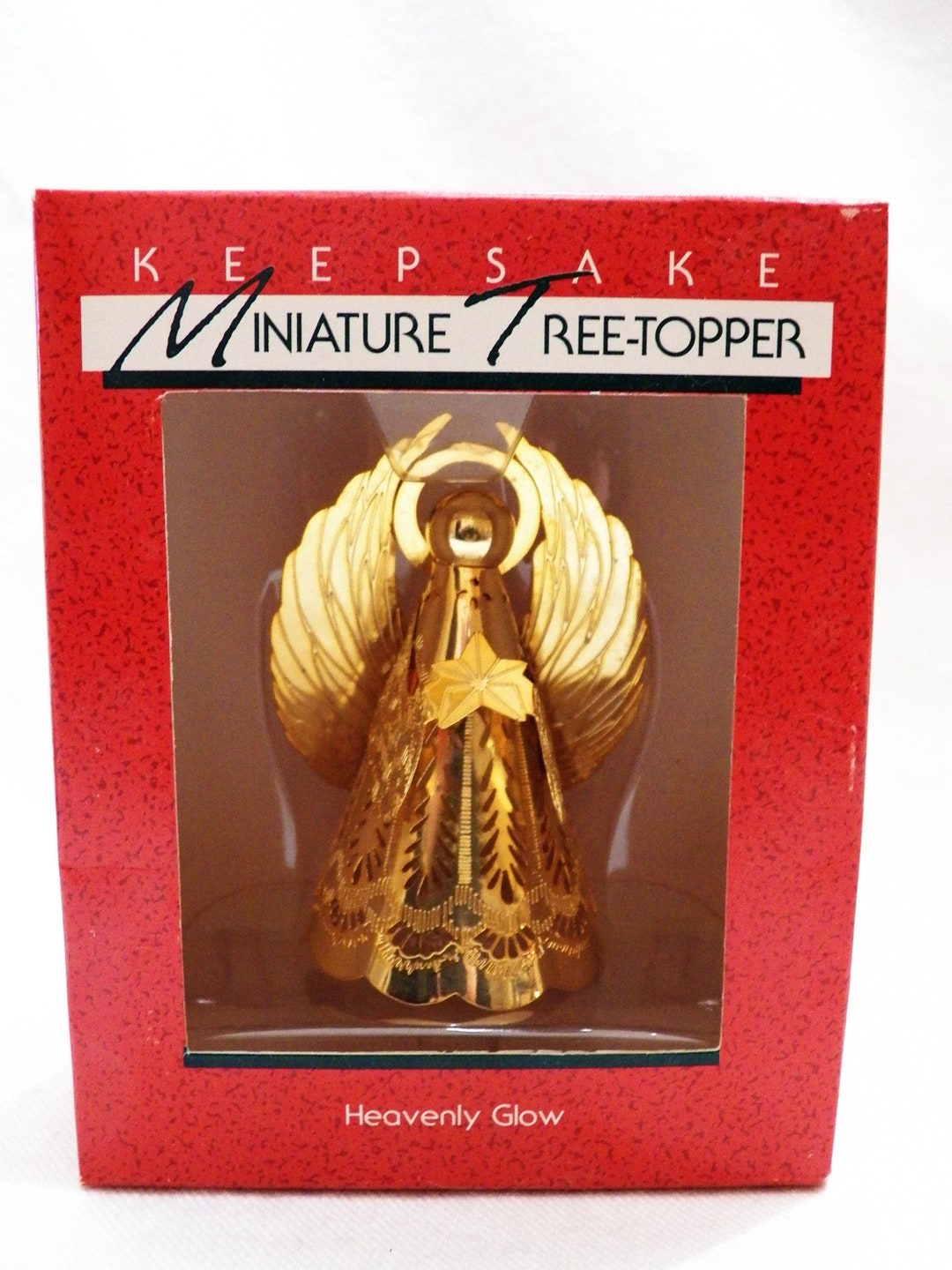 Vintage 1988 Hallmark Miniature Tree Topper - "heavenly Glow" - QXM5661 ...