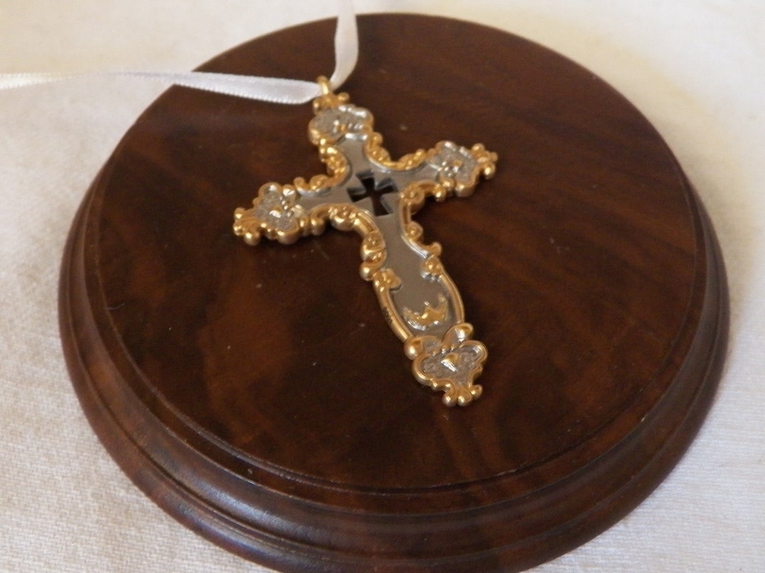 Vintage 2001 Hallmark "beautiful Cross" Ornament - QX8825 - Etsy