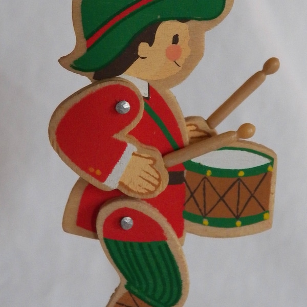 Christmas Ornament Drummer Boy Wooden - Etsy