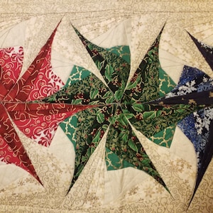 Twisted Log Cabin Table Runner - PDF Pattern - Etsy Canada