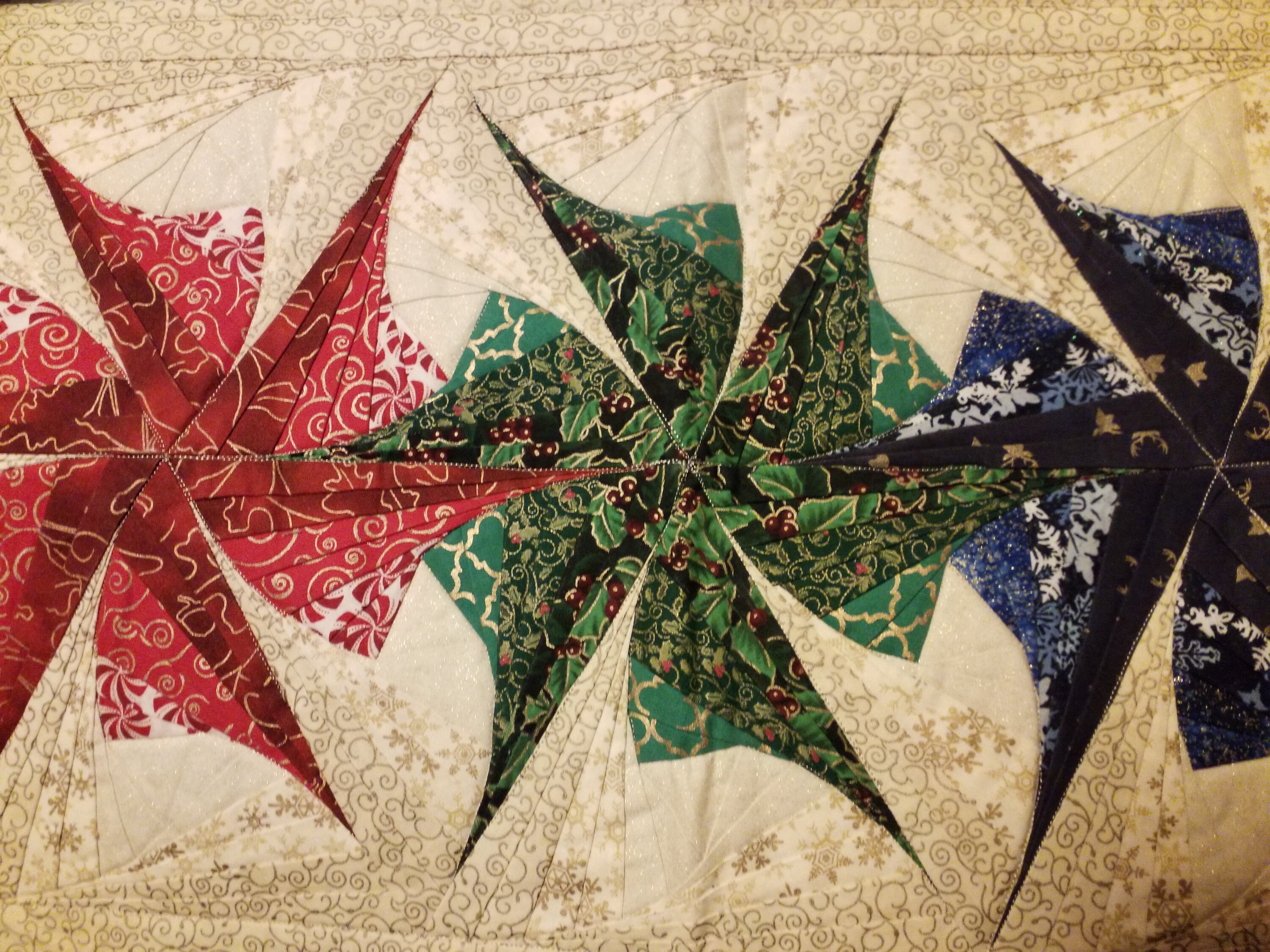 Twisted Log Cabin Table Runner - PDF Pattern - Etsy