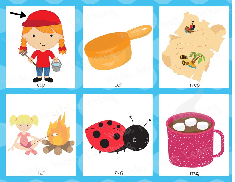 Ending Sounds Word Family Activity - Picture Match Kindergarten 1st 2nd ...