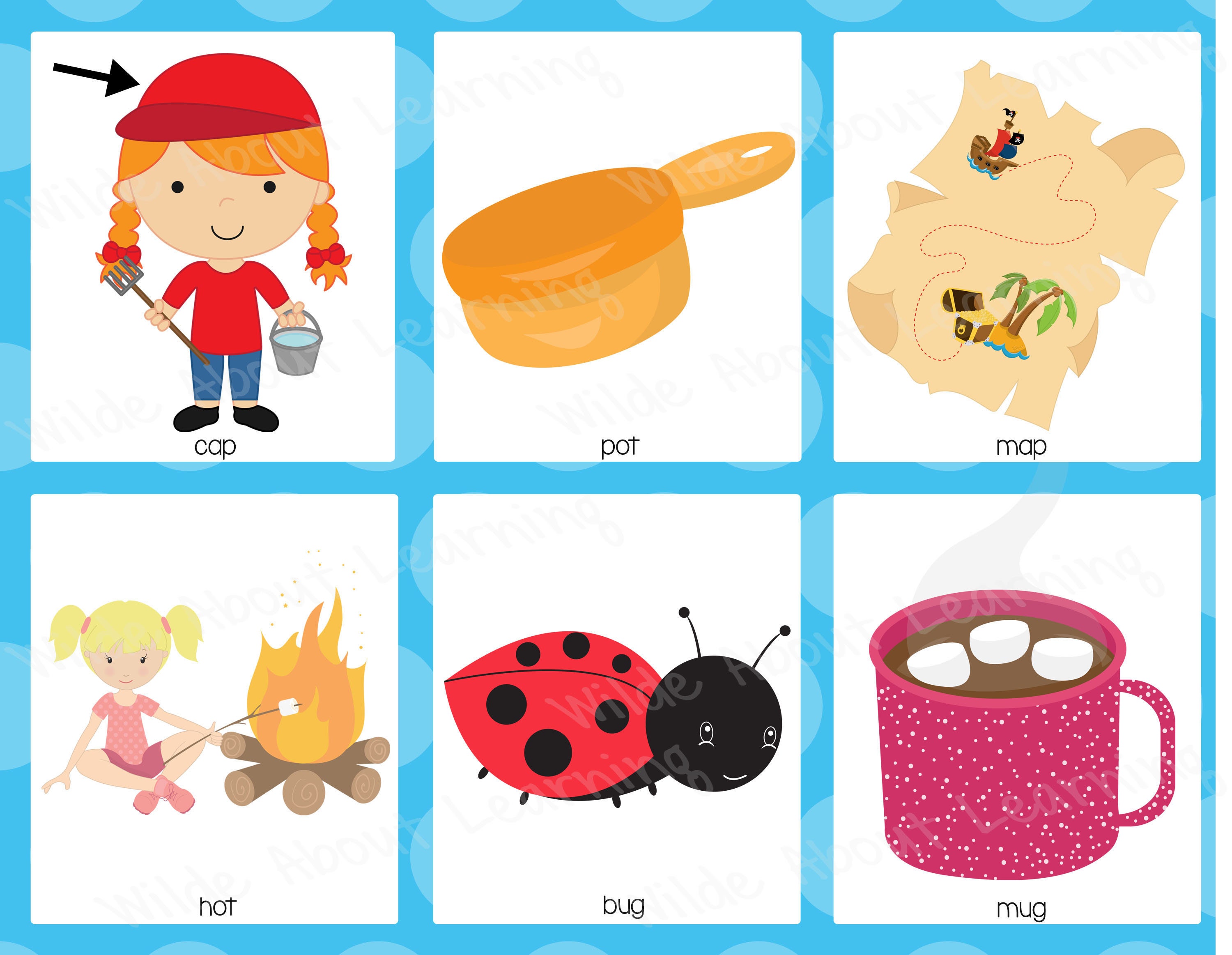 Ending Sounds Word Family Activity - Picture Match Kindergarten 1st 2nd ...