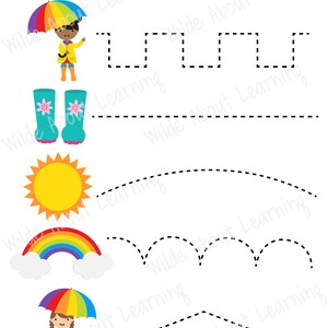 R for Rainbow Printable Preschool Pack U for Umbrella Curriculum ...