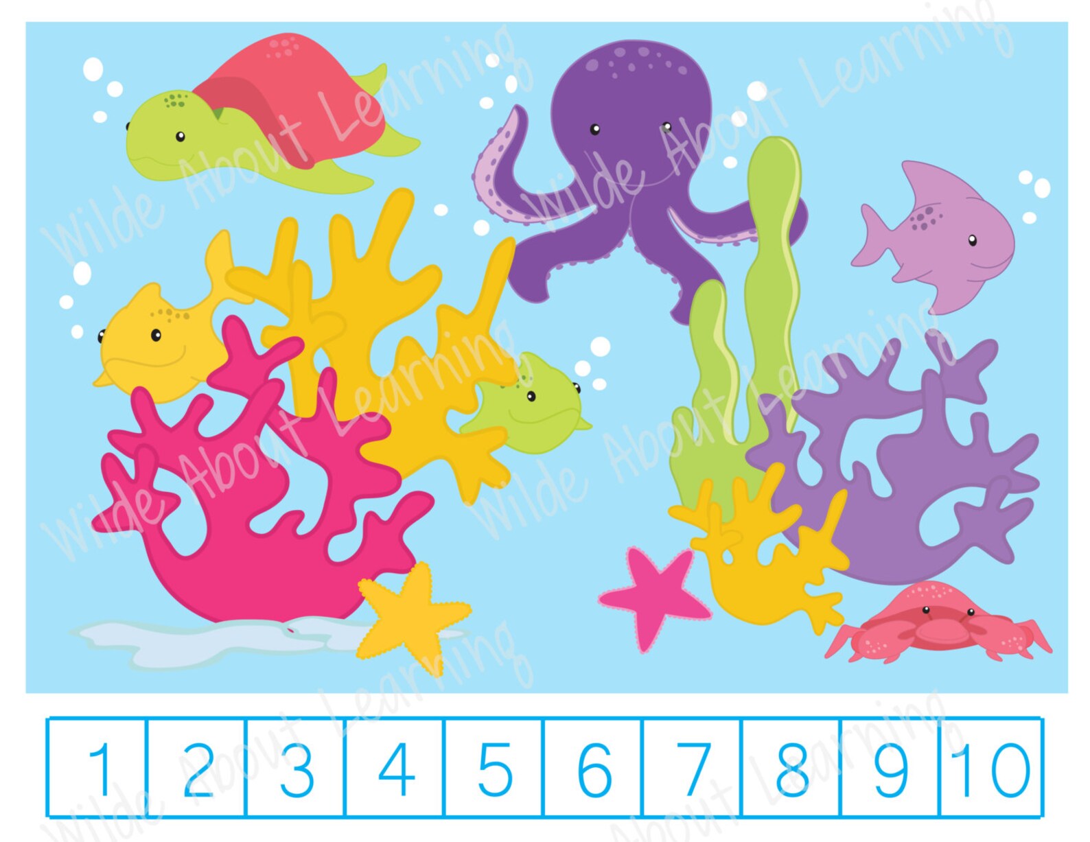 Ocean Preschool Kindergarten Learning Pack O is for Ocean Curriculum ...