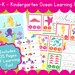 Ocean Bundle Pack Preschool Kindergarten Learning Pack & Folder Game O ...