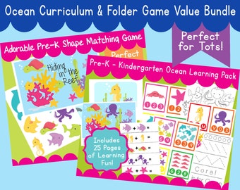 Ocean Preschool Kindergarten Learning Pack O is for Ocean | Etsy