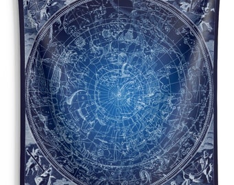 Star Map Tapestry - Etsy