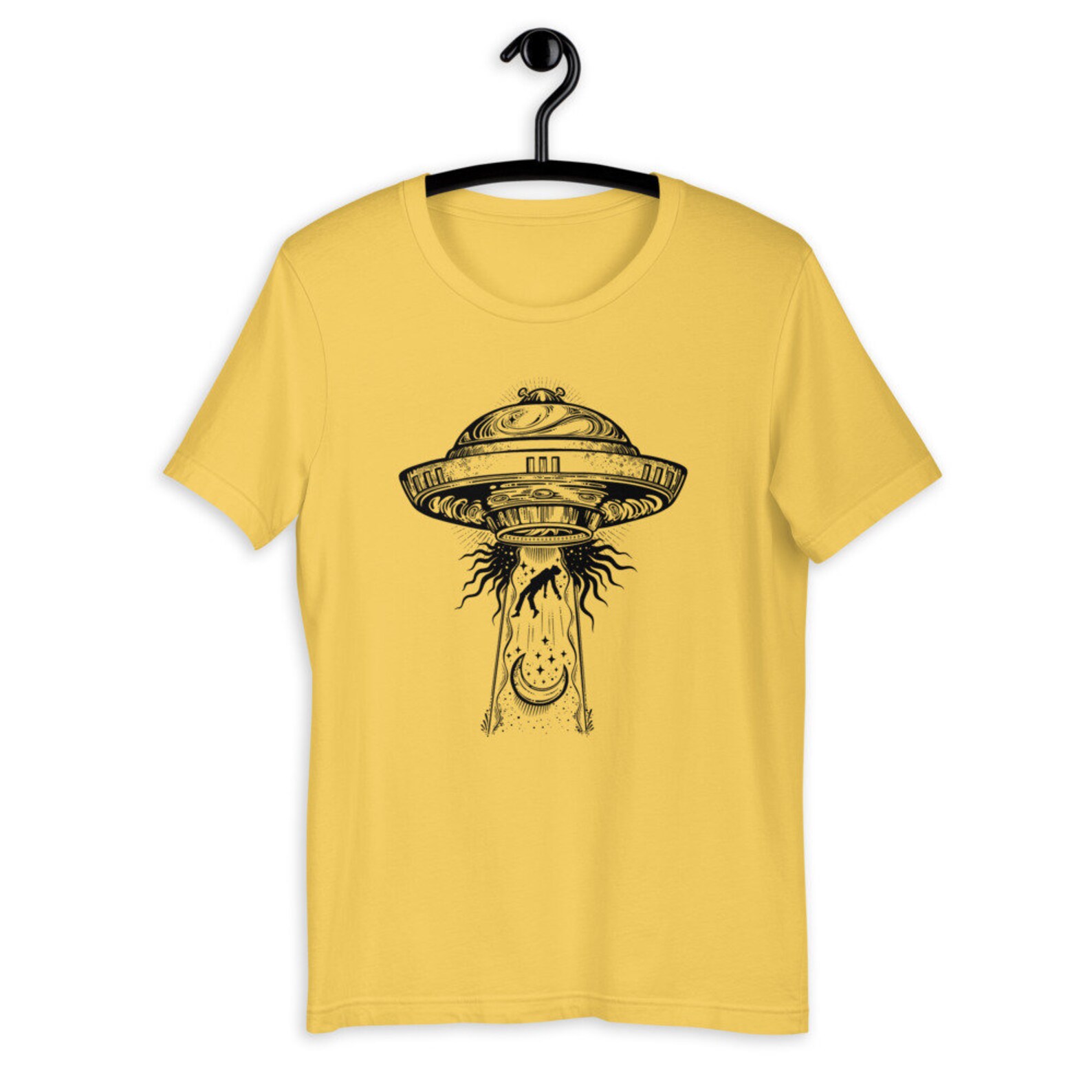 UFO Alien T-shirt for Women and Men - Etsy