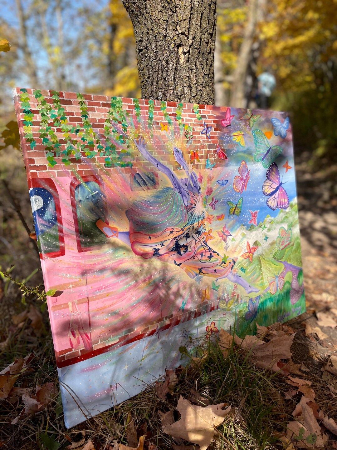 Butterfly Ballet Impressionist Oil Painting- Original Art - Etsy