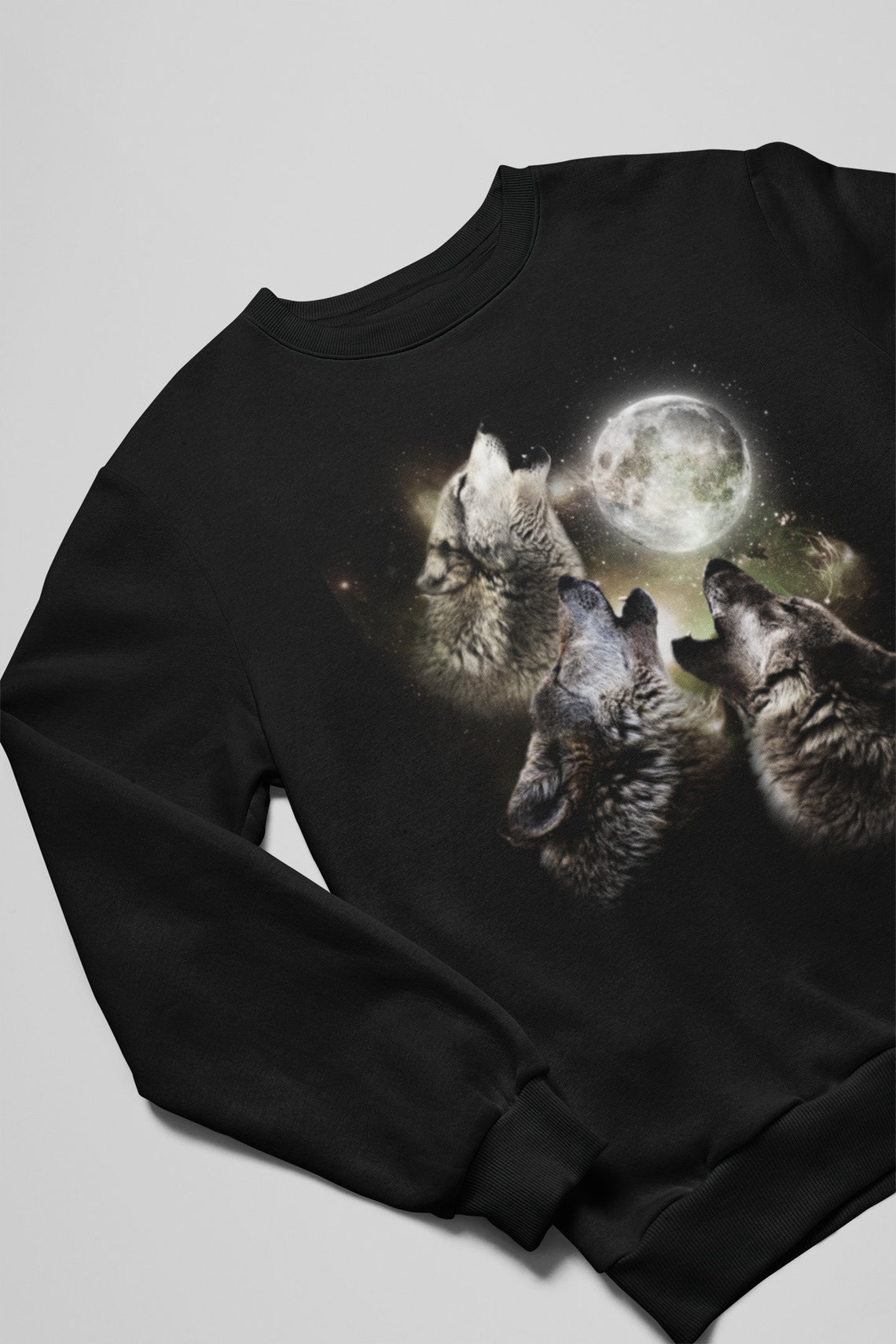 Three Wolf Sweatshirt or Hoodie for Men or Women - Etsy