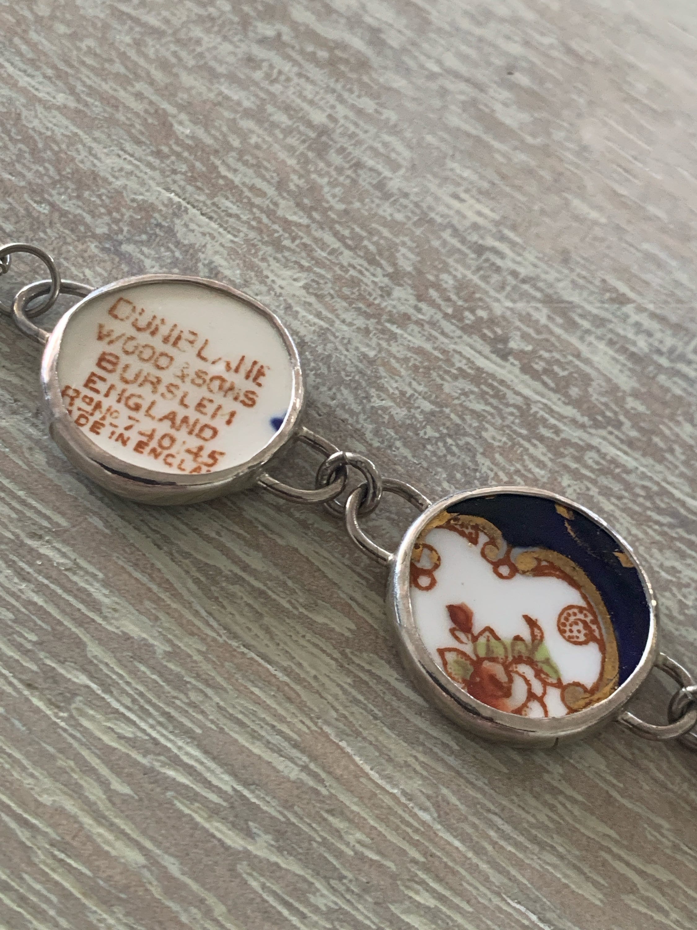 Broken China Bracelet - Etsy