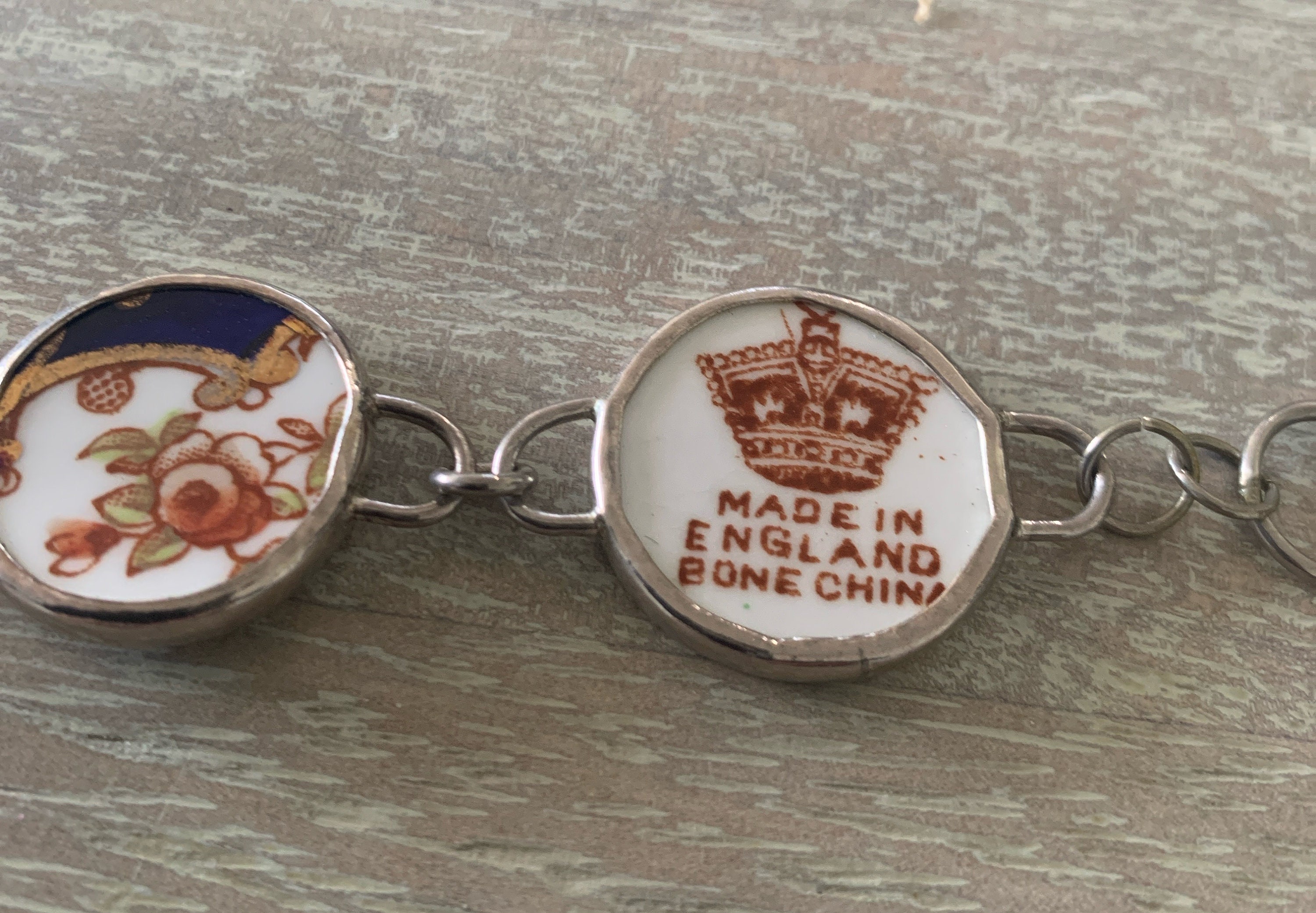 Broken China Bracelet - Etsy