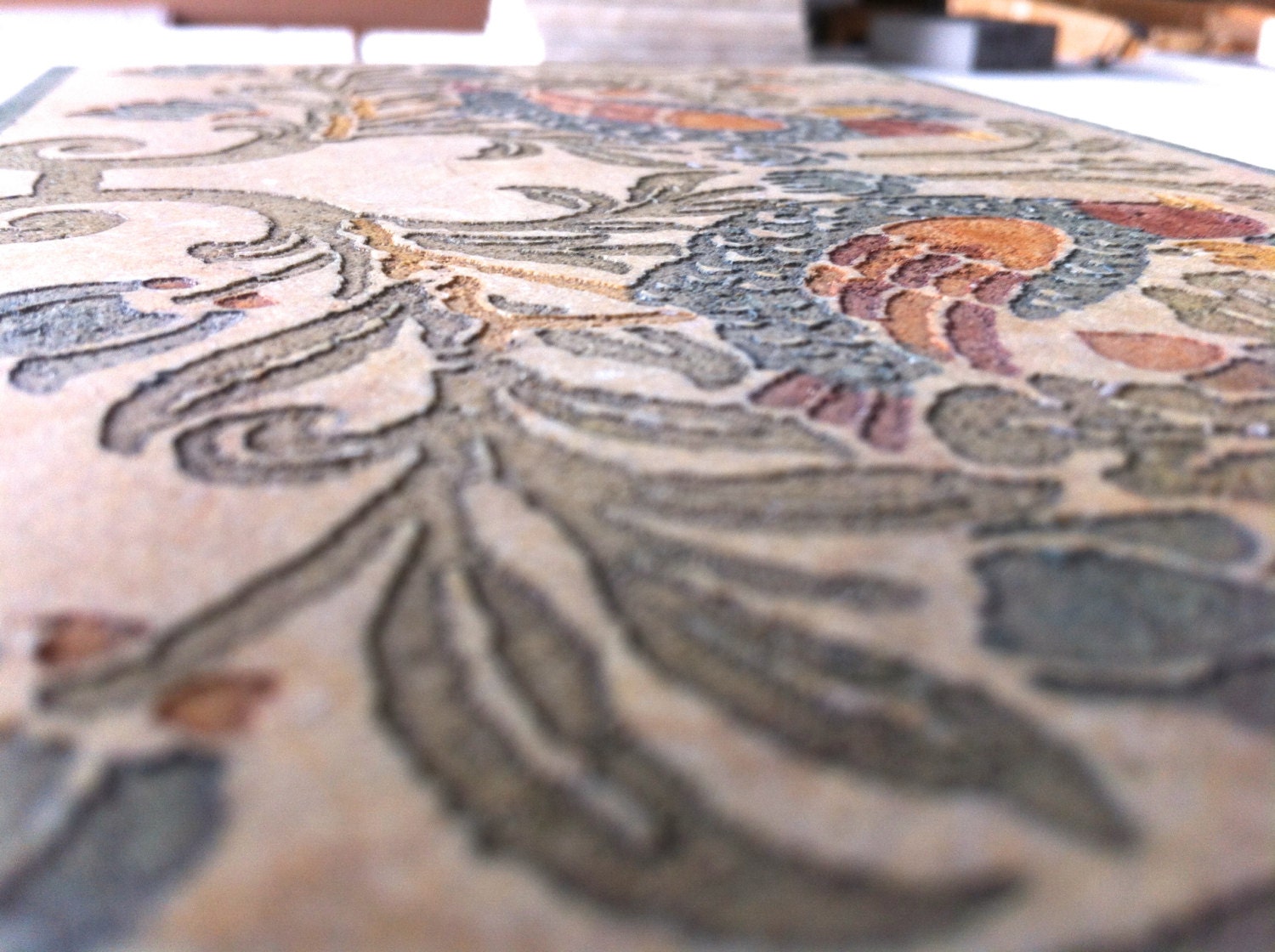 Decorative Etched Stone With With Hand Painted Morning Call - Etsy