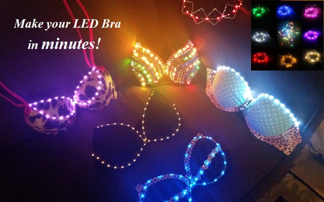 DIY LED Kit - up to 6 Feet of Lights! Create Your Very Own LED Rave Bra ...