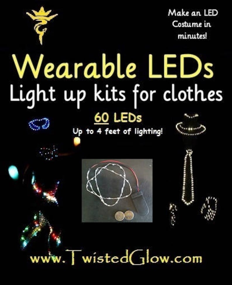 DIY LED Kit - up to 6 Feet of Lights! Create Your Very Own LED Rave Bra ...