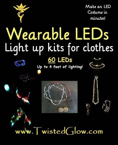 DIY LED Kit - up to 6 Feet of Lights! Create Your Very Own LED Rave Bra ...