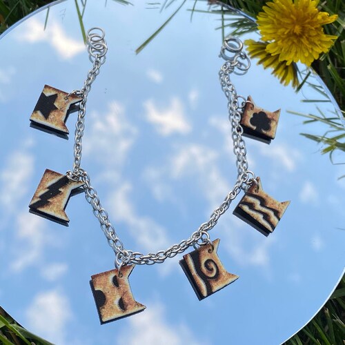 Stained Glass Warrior Cat Inspired Bracelet Necklace or - Etsy