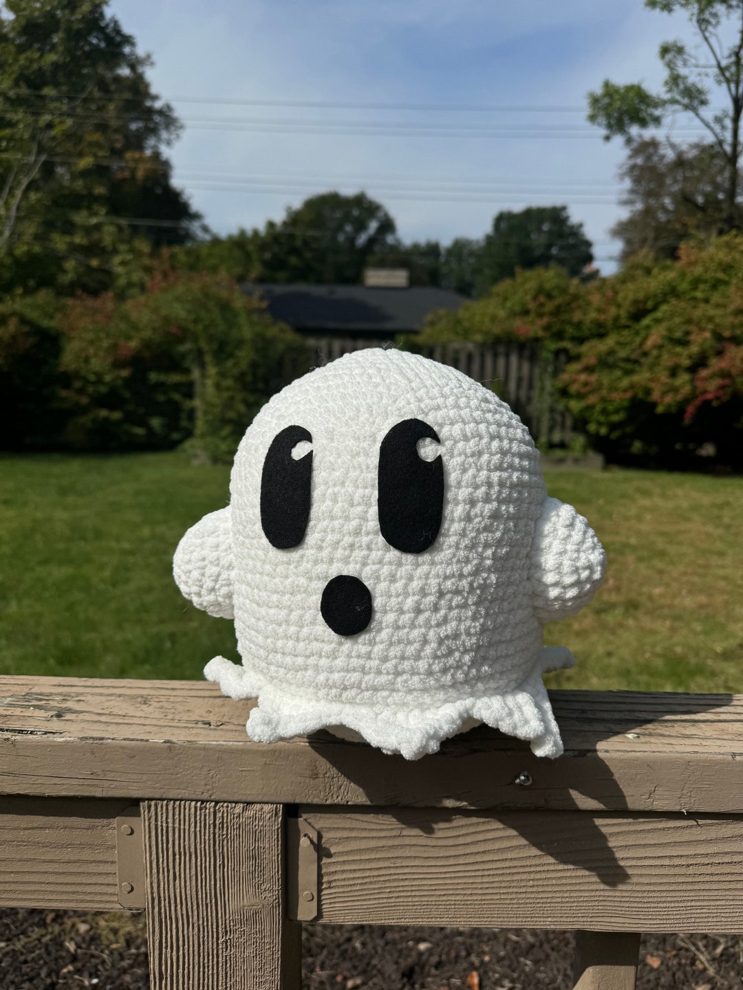 JUMBO Crochet Ghost Halloween Special - Etsy