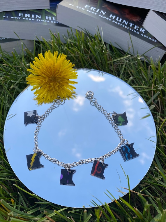 Stained Glass Warrior Cat Inspired Bracelet Necklace or - Etsy