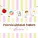 RETRO PASTEL Alphabet Posters, Alphabet Flashcards, Alphabet Chart ...