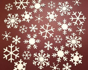 Cardstock Snowflakes | Etsy