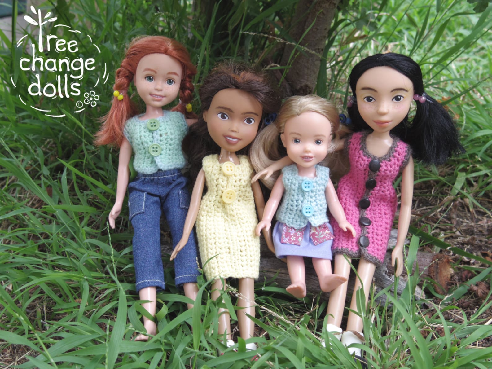 Tree Change Dolls® Crochet Pattern 1 Button up Top & Dress - Etsy