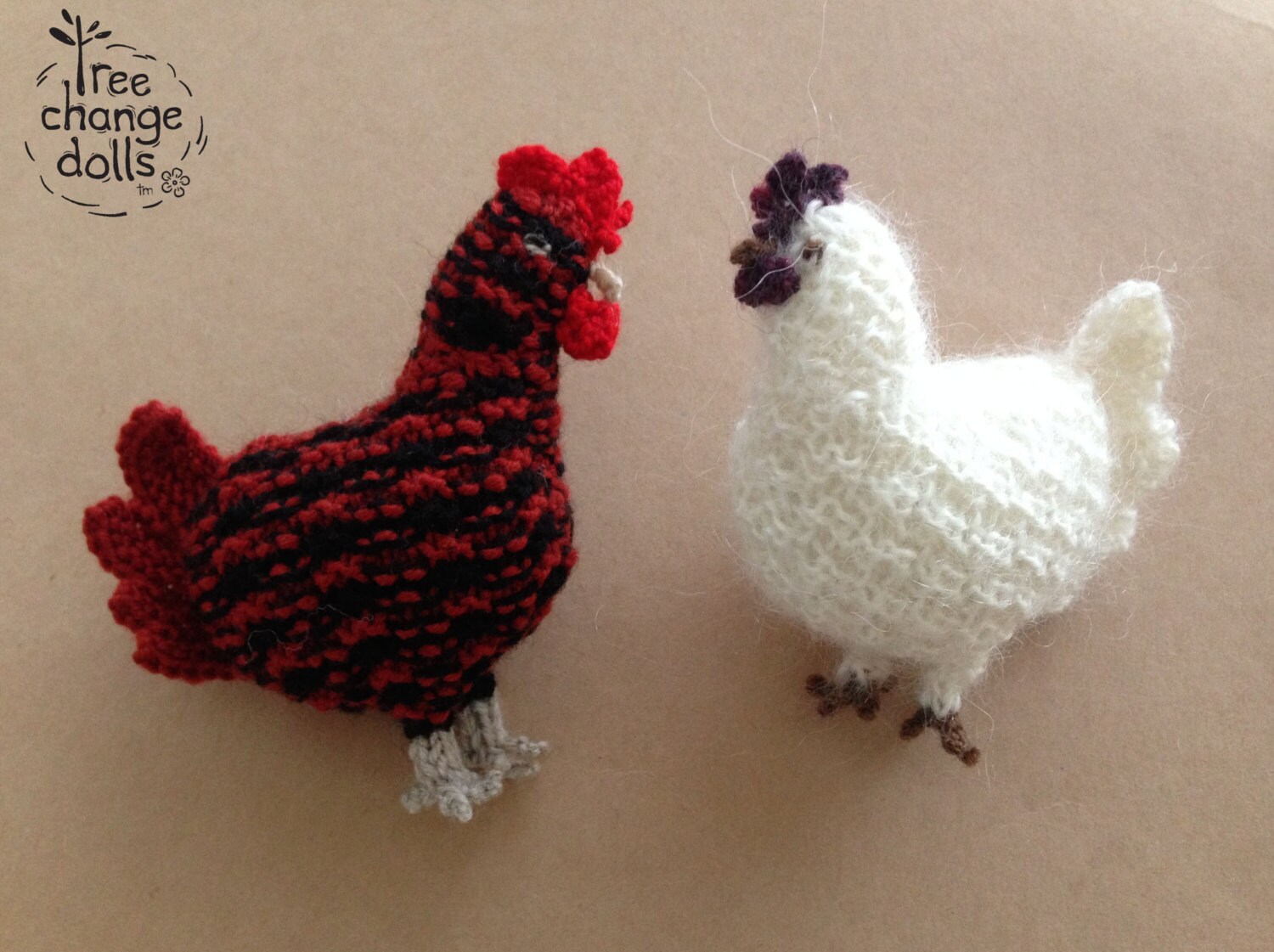 Tree Change Dolls® Knitting Pattern 5 Clucky Chook by Sonia | Etsy