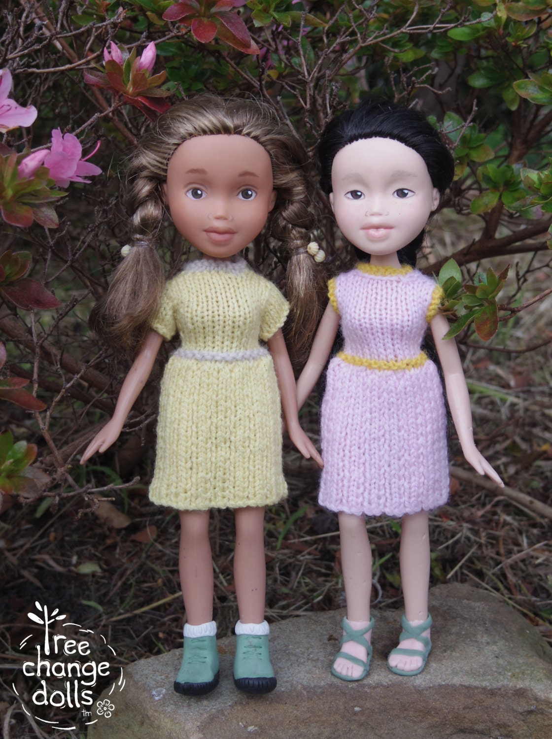 Tree Change Dolls® Knitting Pattern 3 Simple Knitted Dress - Etsy