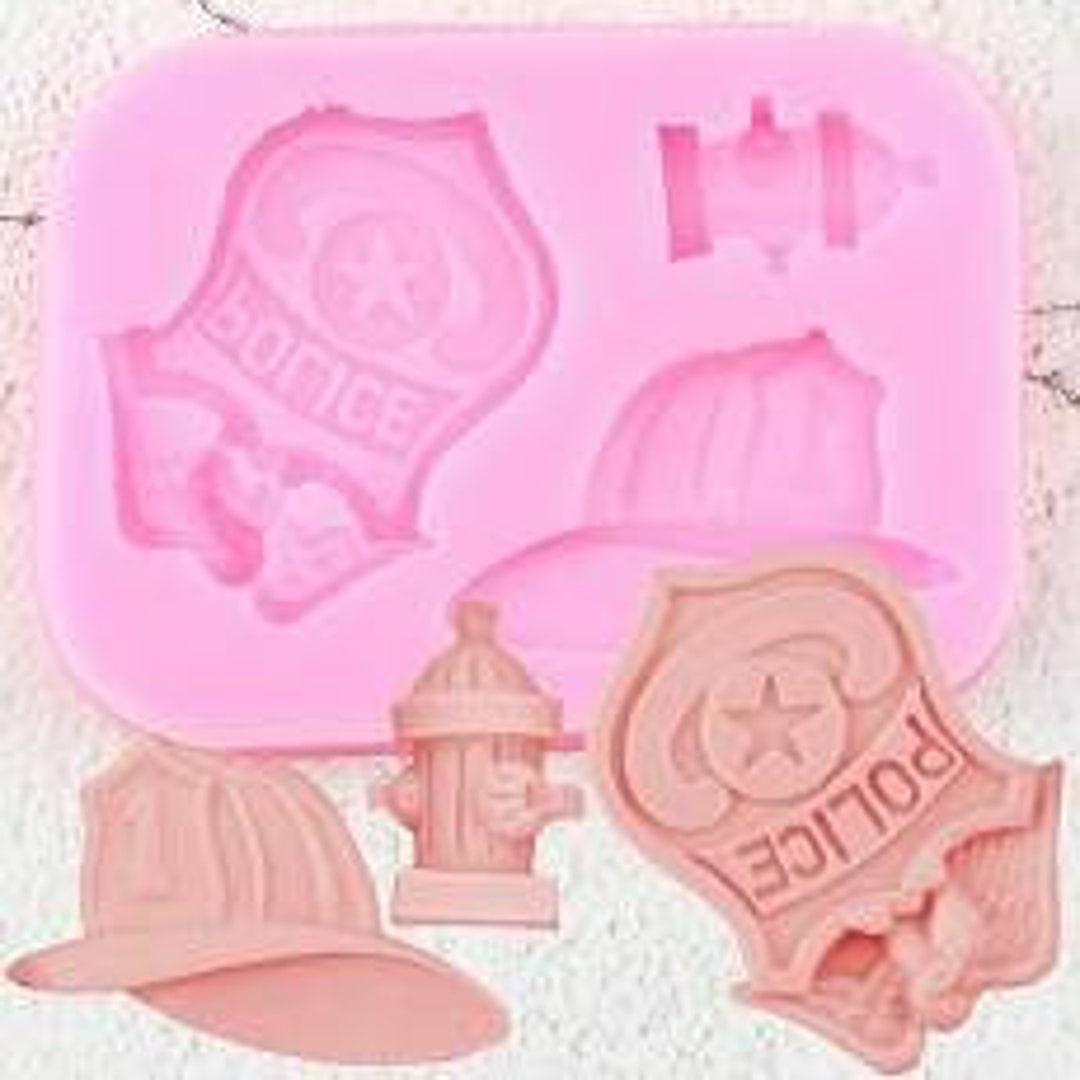 Police Fire Silicone Mold - Etsy