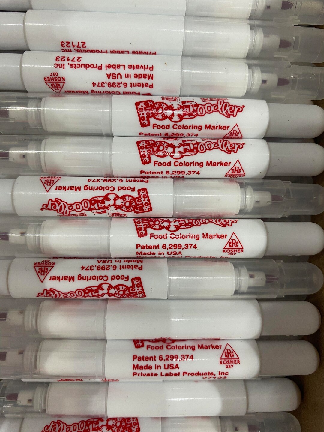 Foodoodler Mini Markers Red - Etsy