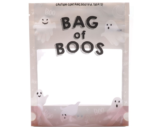 Bag of Boos Cookie Pouch (6.5in X 8in X 2.5in) (10 per Pack) - Etsy