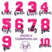 Full Fancy Number Set 3D Cutters - Etsy