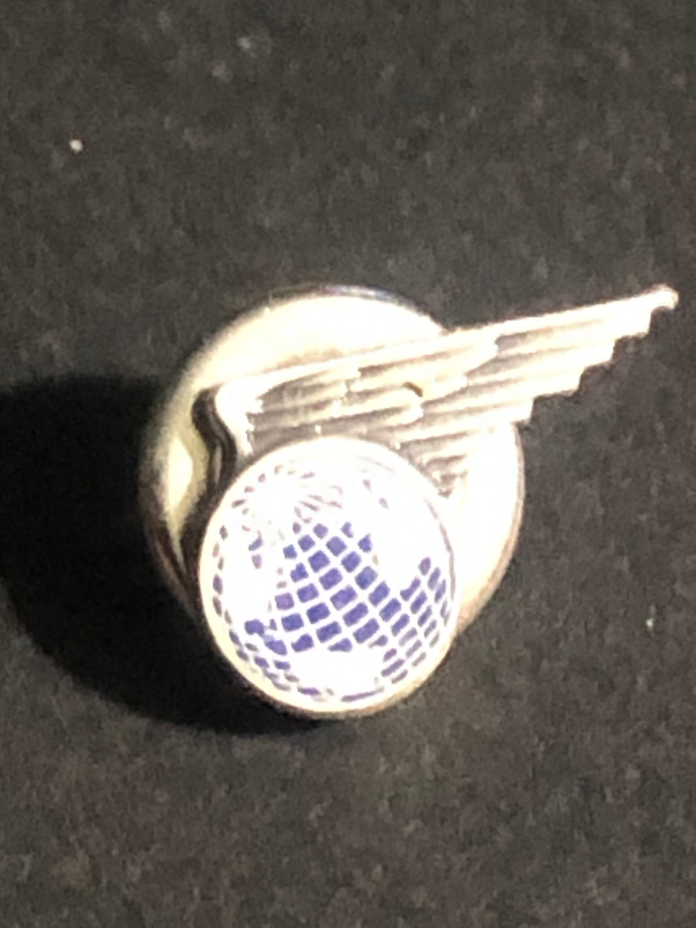 PAN AM Airlines PAA Pan American World Airways Sterling Silver Cockpit ...