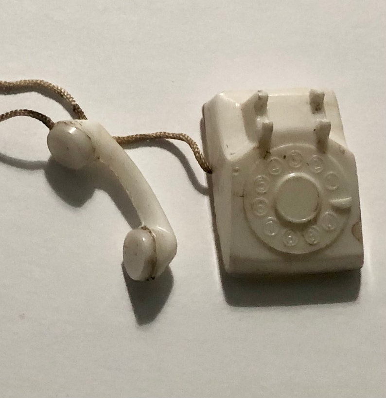 True Vintage Barbie Rotary Desk Phone 1963 Barbie Babysits Telephone ...